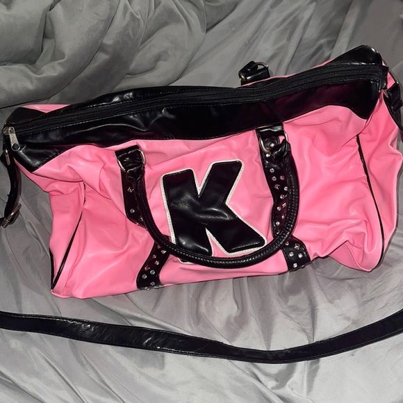 Justice | Bags | Nwot Justice Pink Bag With K On It With Small Zipper ...